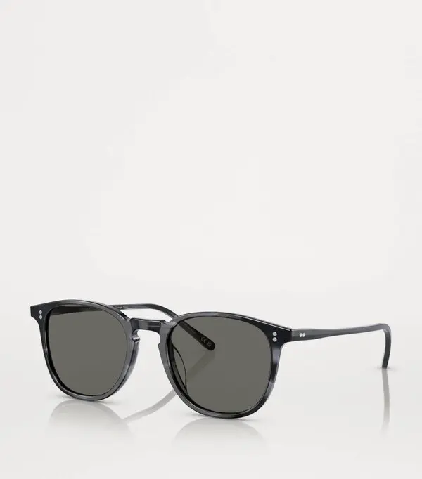 Oliver Spencer Round Frame Sunglasses - Blue