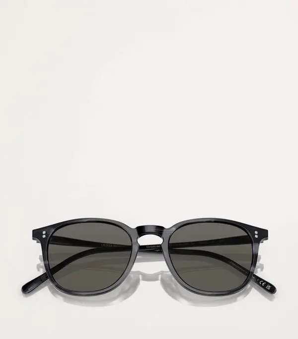 Oliver Spencer Round Frame Sunglasses - Blue