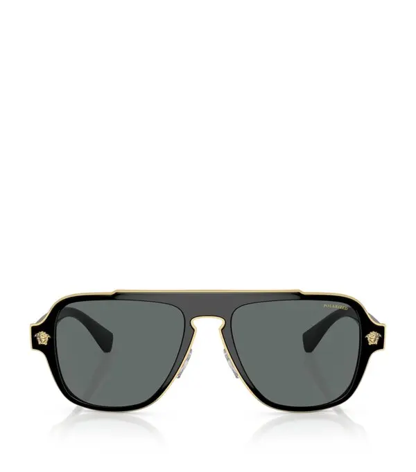 Versace Metal Ve2199 Sunglasses - Black