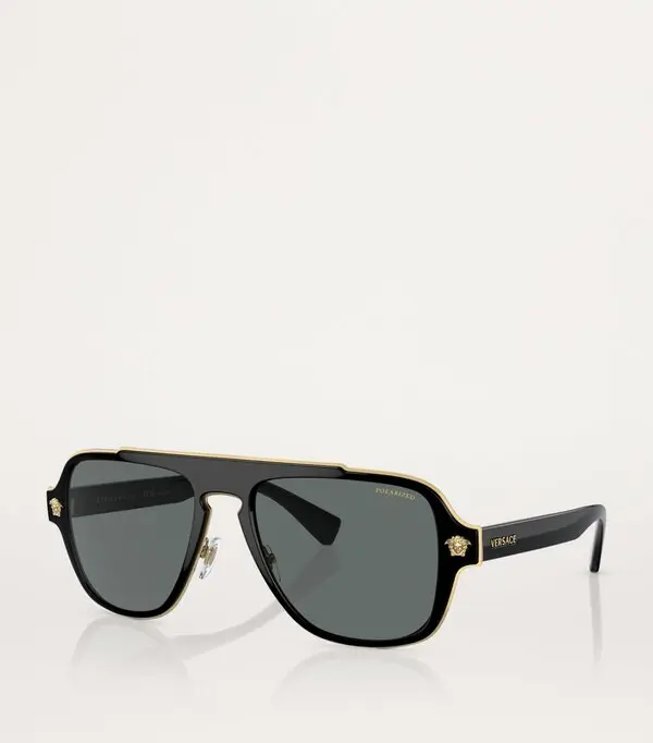Versace Metal Ve2199 Sunglasses - Black