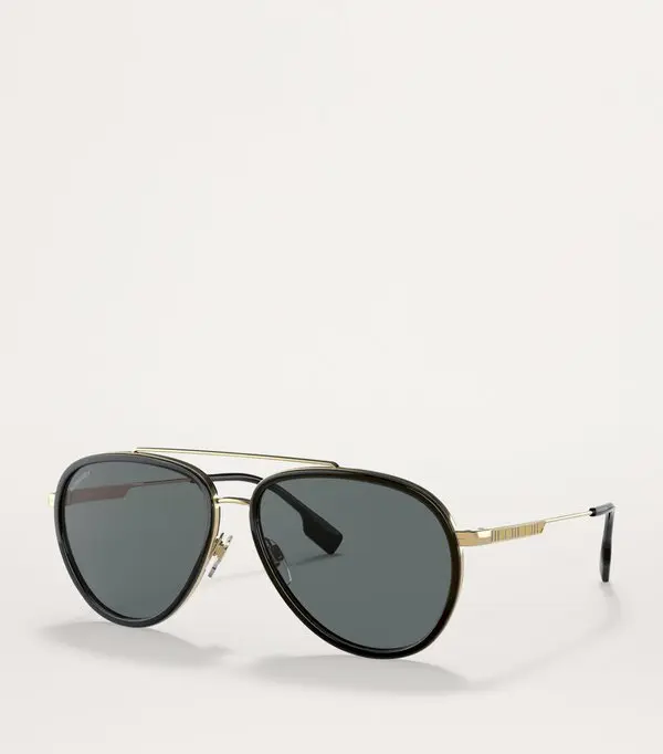 Burberry Metal 0be3125 Sunglasses - Gold