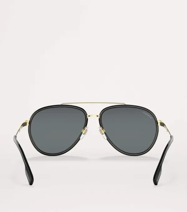 Burberry Metal 0be3125 Sunglasses - Gold