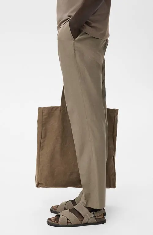 Mango Tapered Crop Chinos