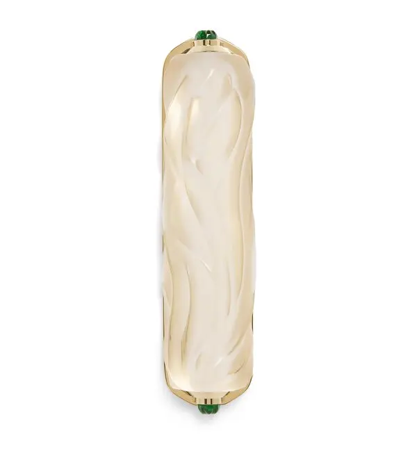 Lalique X Irma Orenstein Crystal Mezuzah Statue - Clear