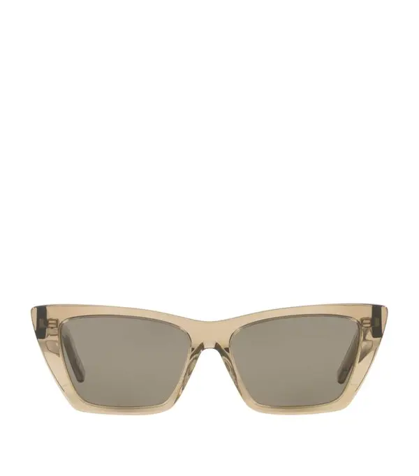 Saint Laurent Acetate Sunglasses - Brown