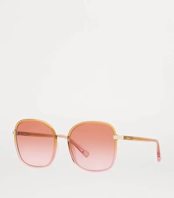 Chloé Oversized Square Sunglasses - Yellow