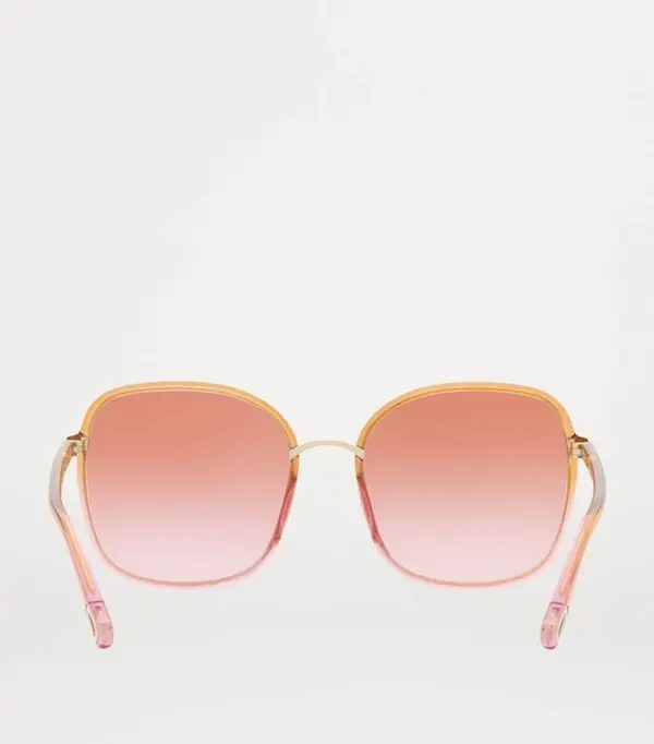 Chloé Oversized Square Sunglasses - Yellow