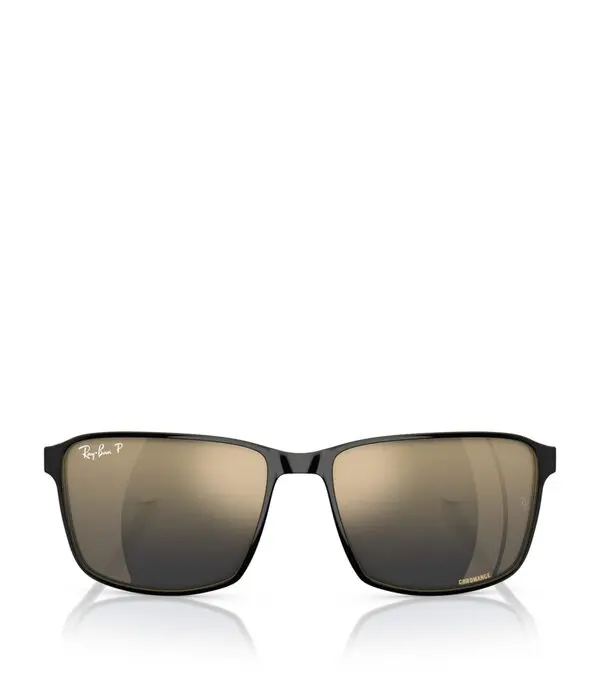 Ray-ban Metal Rb3721ch Chromance Sunglasses - Black