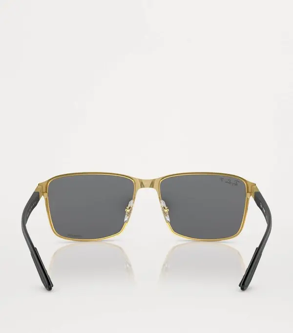 Ray-ban Metal Rb3721ch Chromance Sunglasses - Black