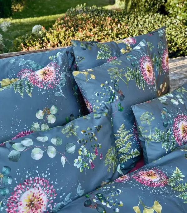 SCHLOSSBERG Cotton Sateen Nele Oxford Pillowcase - Green