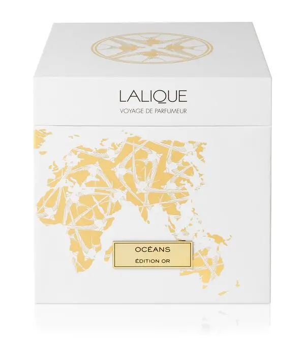 Lalique Oceans Scented Candle Edition - Gold