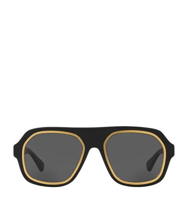 Bottega Veneta Acetate Sunglasses - Black