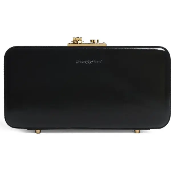 GIANVITO ROSSI Valì Clutch - Black