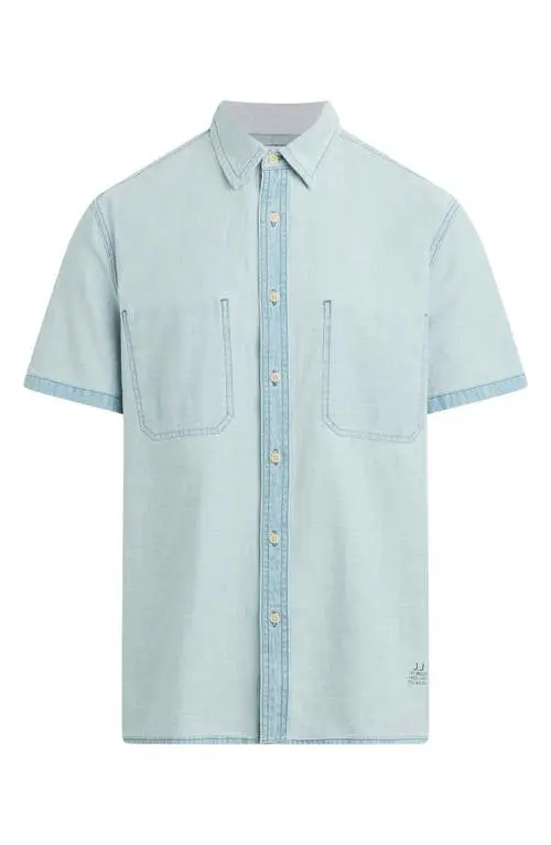 Joe's Jeans Reverse Chambray Camp Shirt