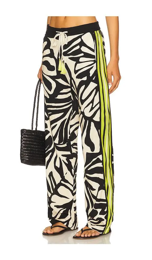 Le Superbe Bohemian Rhapsody Beach Boxer Pants - Zebra Leaf
