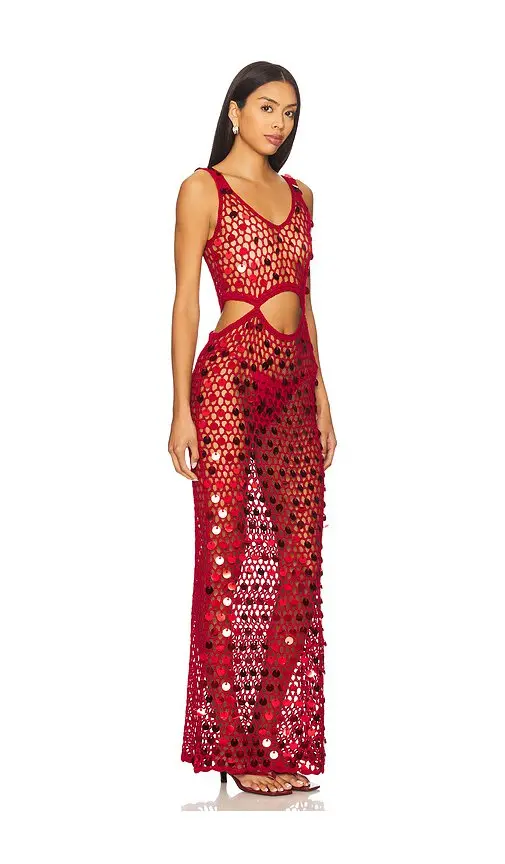 Superdown Elena Maxi Dress - Raspberry