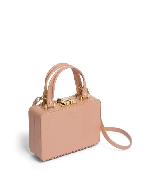 GIANVITO ROSSI Valì Top Handle Bag - Pink Leather