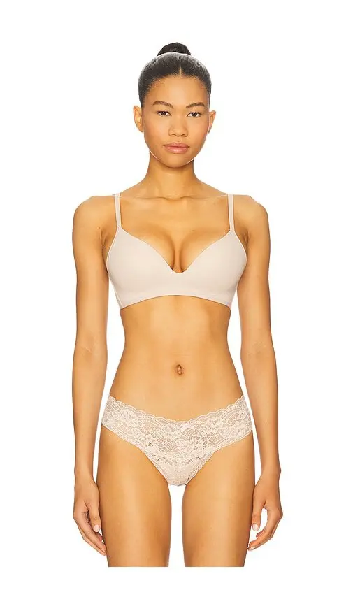 SKARLETT BLUE Prestige Wireless Push-up Bra In Nude - Cashmere