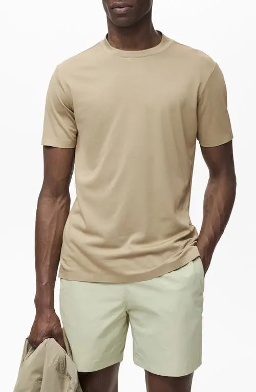 Mango Coolmax® Slim Fit T-shirt - Khaki