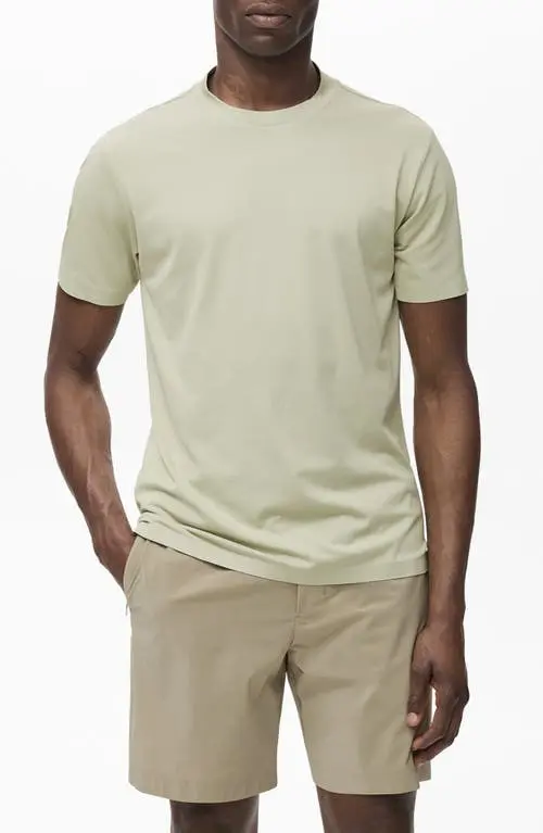 Mango Coolmax® Slim Fit T-shirt - Mint Green