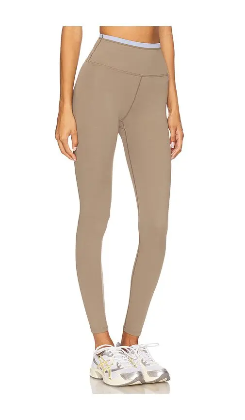 P.E Nation Vita Full Length Legging - Fawn & Dusty Blue