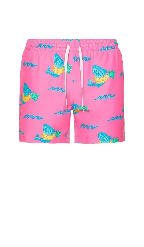 Chubbies The Pineapple Floaters Swim Short Bright Pink 30