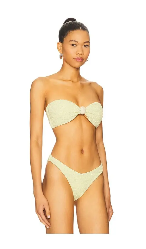 Devon Windsor Noah Bikini Top - Lemon