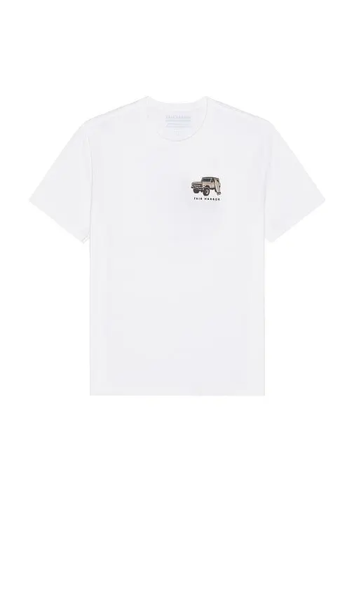 FAIR HARBOR Kismet Graphic Tee In White