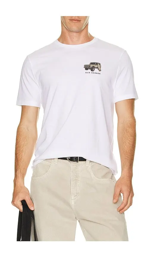 FAIR HARBOR Kismet Graphic Tee In White
