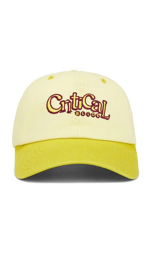 CRITICAL SLIDE Friends Dad Cap - Yellow