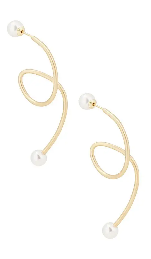 Cult Gaia Tazia Drop Earrings - Pearl