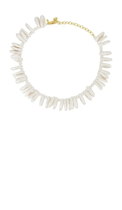 Lele Sadoughi Corfu Necklace - Pearl