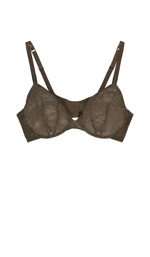 DIESEL X Savage C Camo Lace Plunge Bra - Green