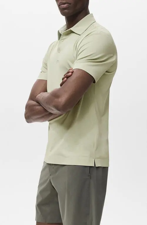 Mango Coolmax® Slim Fit Polo - Mint Green