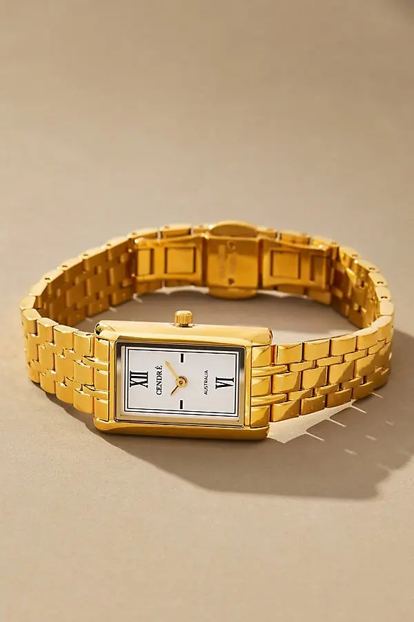 CENDRE Kelly Rectangle Watch - Gold