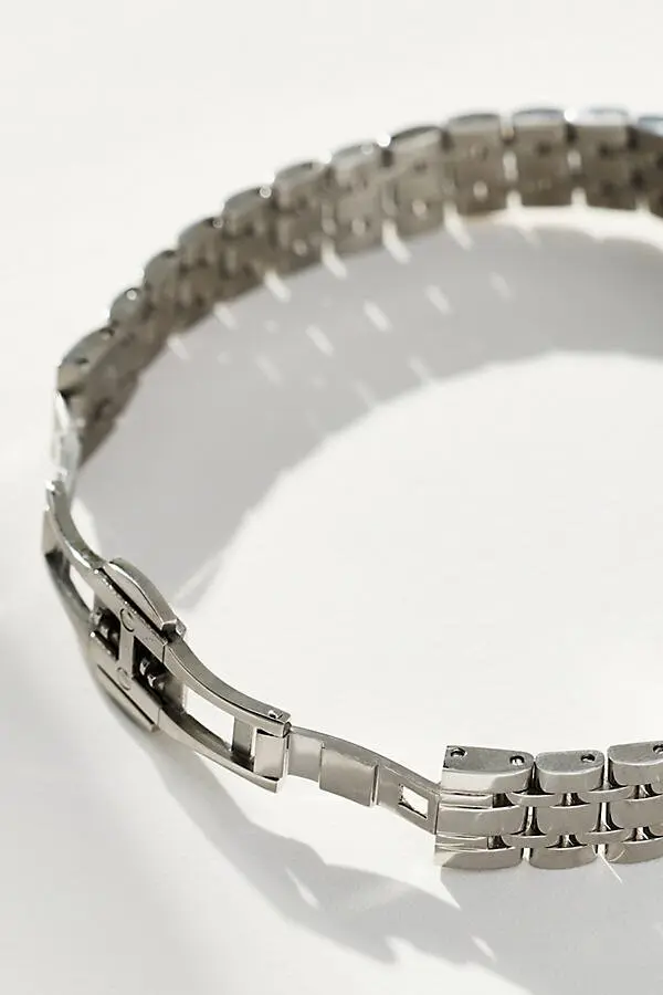 CENDRE Kelly Rectangle Watch - Silver / Silver