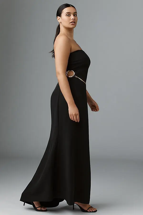 Mare Mare Strapless Hardware Maxi Dress In Black - 66% Off | Editorialist