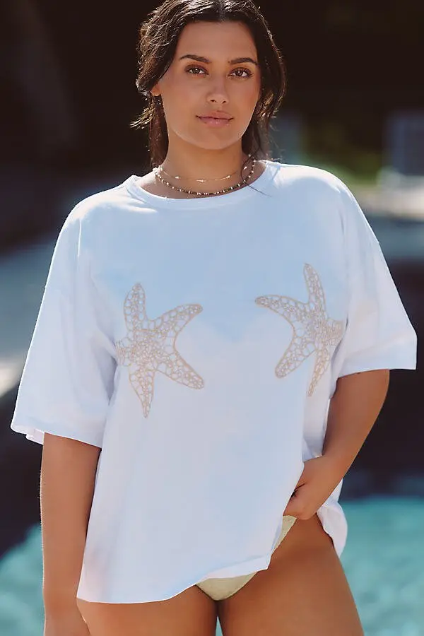 ELOQUII Plus Starfish Tee