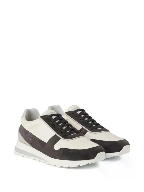 Brunello Cucinelli Suede Panelled Trainers