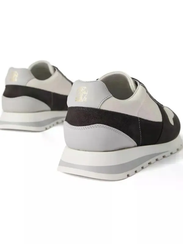 Brunello Cucinelli Suede Panelled Trainers