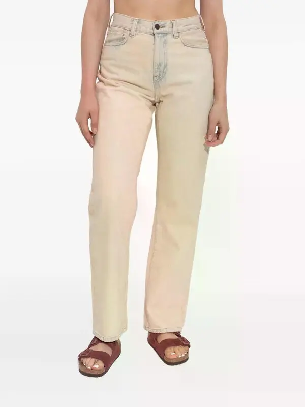 Carhartt Work In Progress Logo Patch Jeans