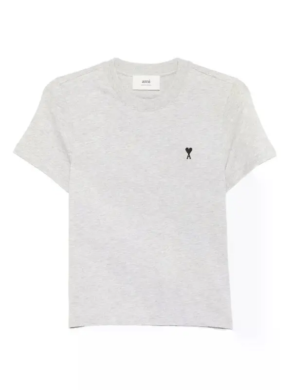 AMI Paris De Coeur T-shirt - Grey