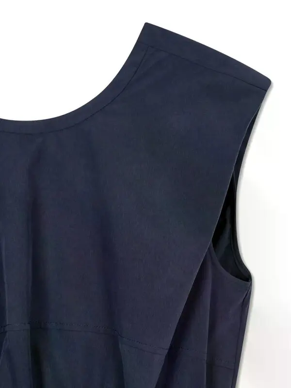 STUDIO TOMBOY Twisted Gathered Dress - Blue