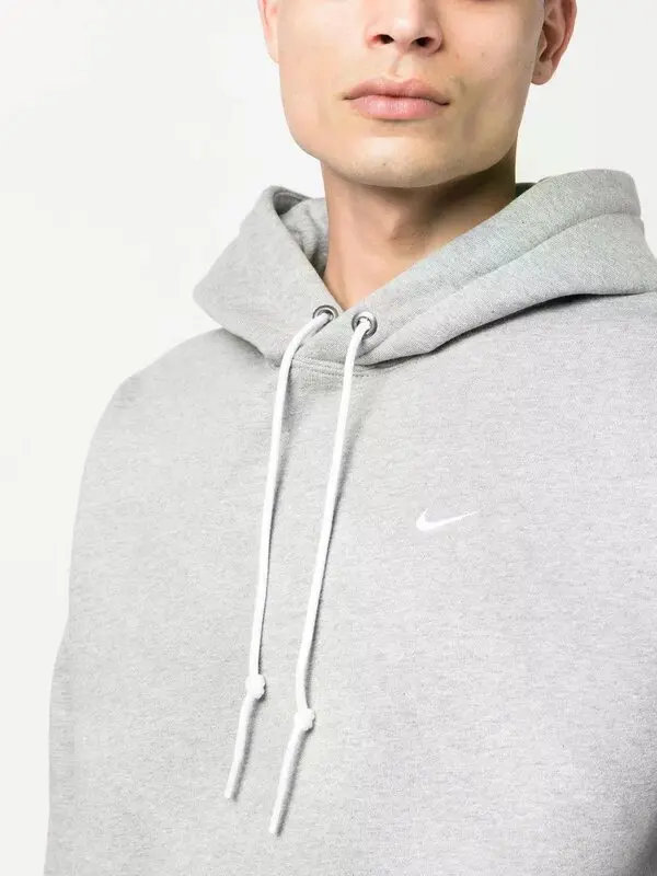 Nike Logo-embroidered Cotton Hoodie