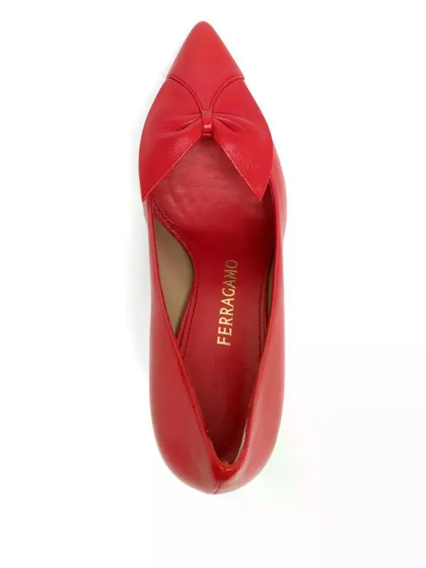 FERRAGAMO 70mm Bow Pumps