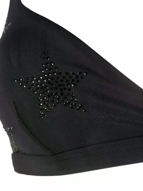 Stella McCartney Crystal-star Triangle Bikini Top
