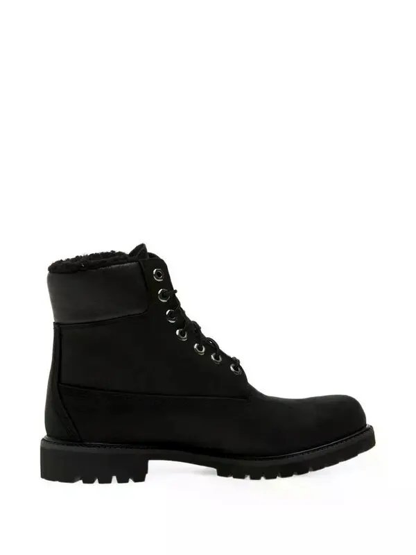 Timberland Premium Suede Lace-up Boots - Black