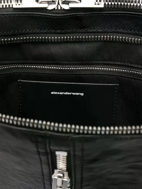 Alexander Wang Double-zip Leather Clutch - Black