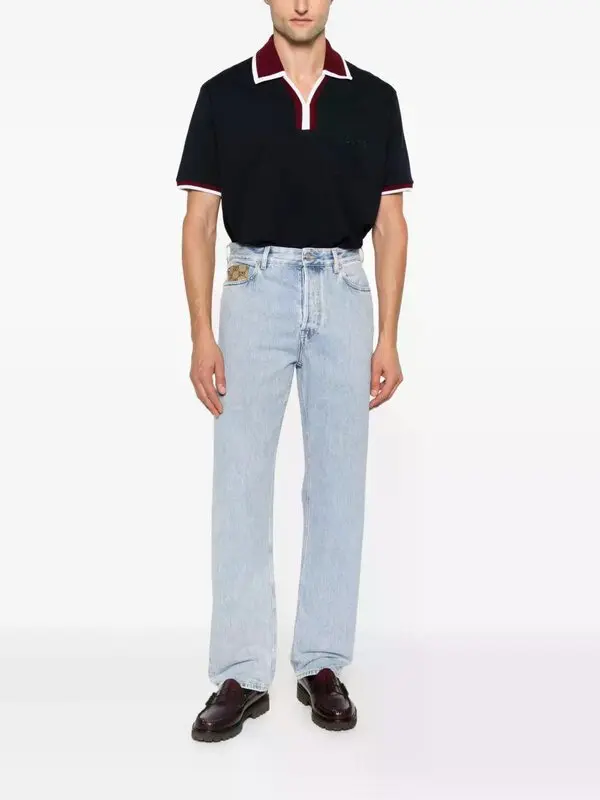 Gucci Gg Canvas Insert Jeans