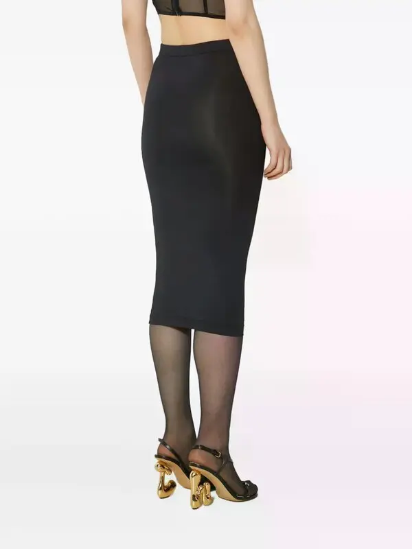 Fiorucci Logo-tag Midi Skirt
